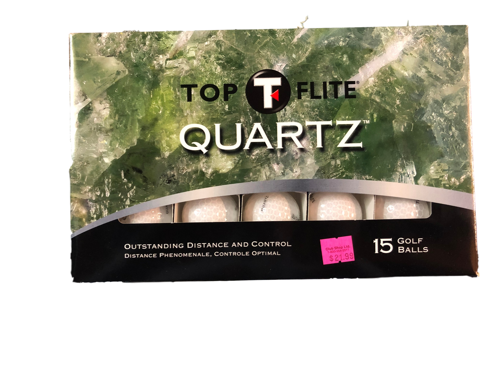 Top Flight Quartz Golf Balls - 15 Balls – Peanuts and Golf