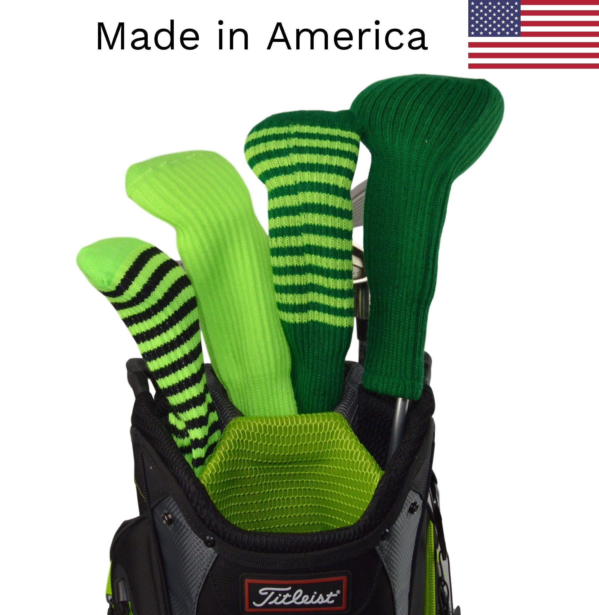 Green Club Sock Golf Headcovers | Peanuts and Golf