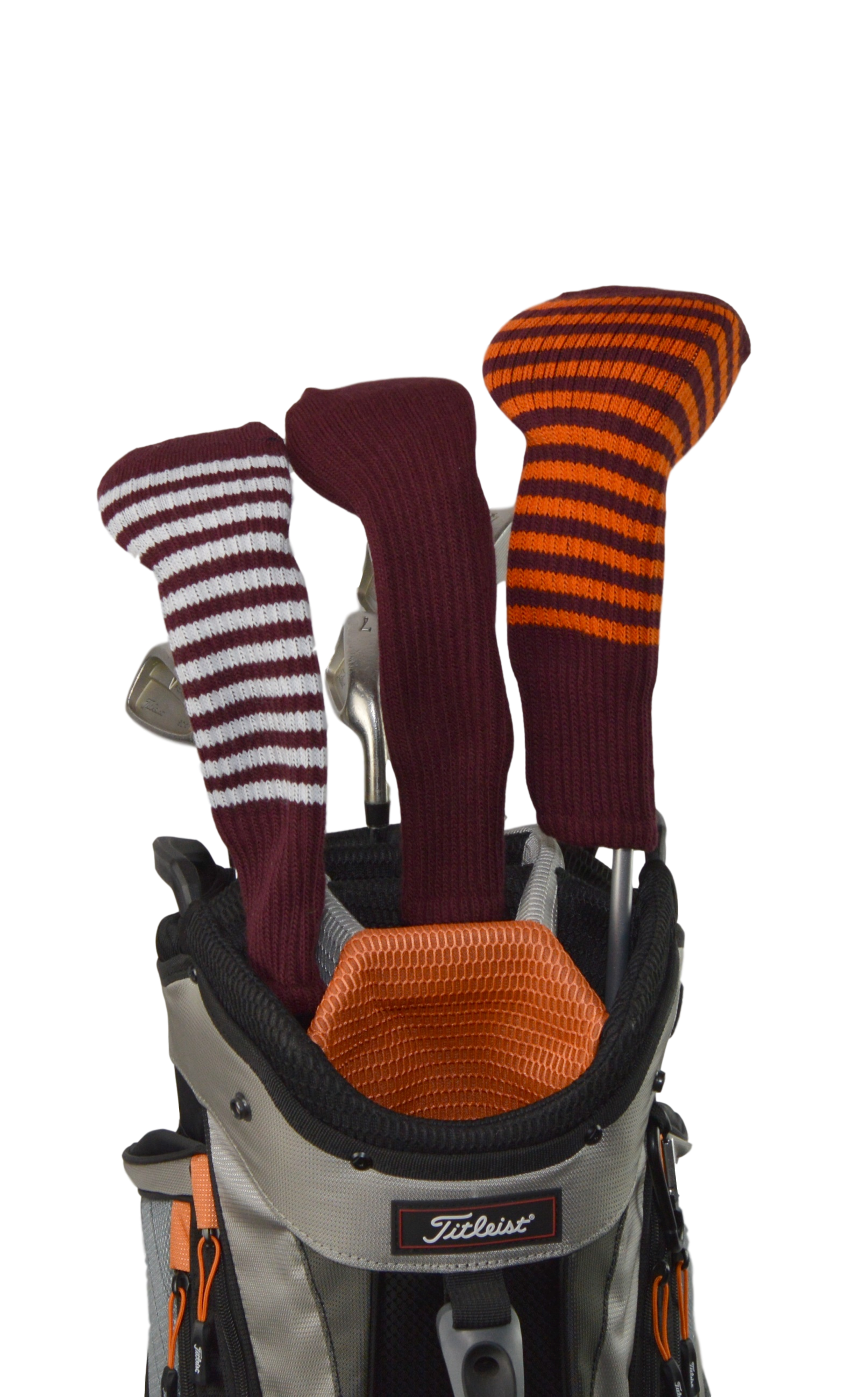 Club Sock Golf Headcovers | Maroon | Peanuts and Golf